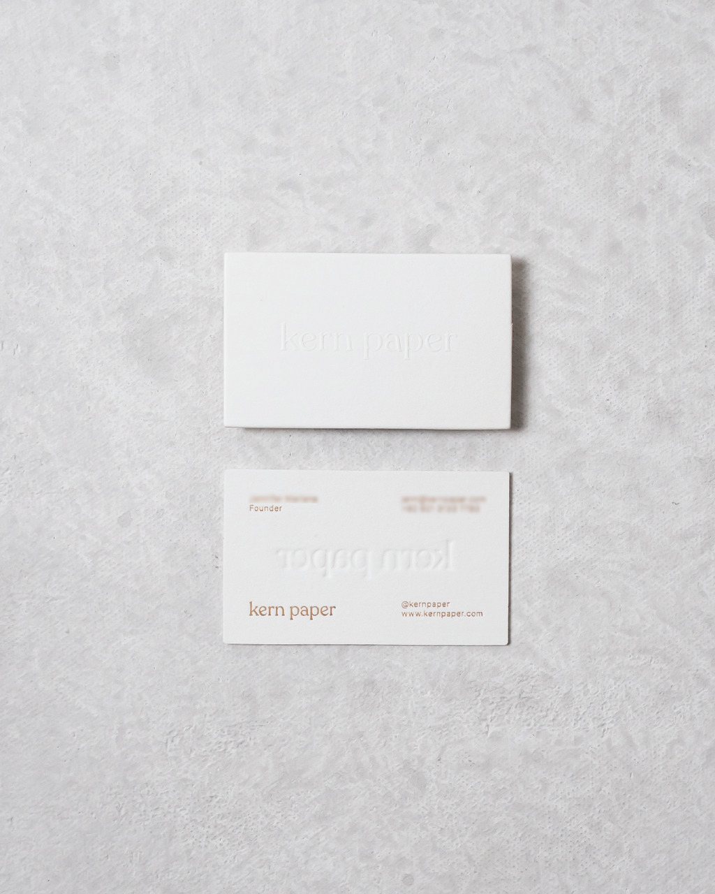 Business Card Double Layer – Kern Paper